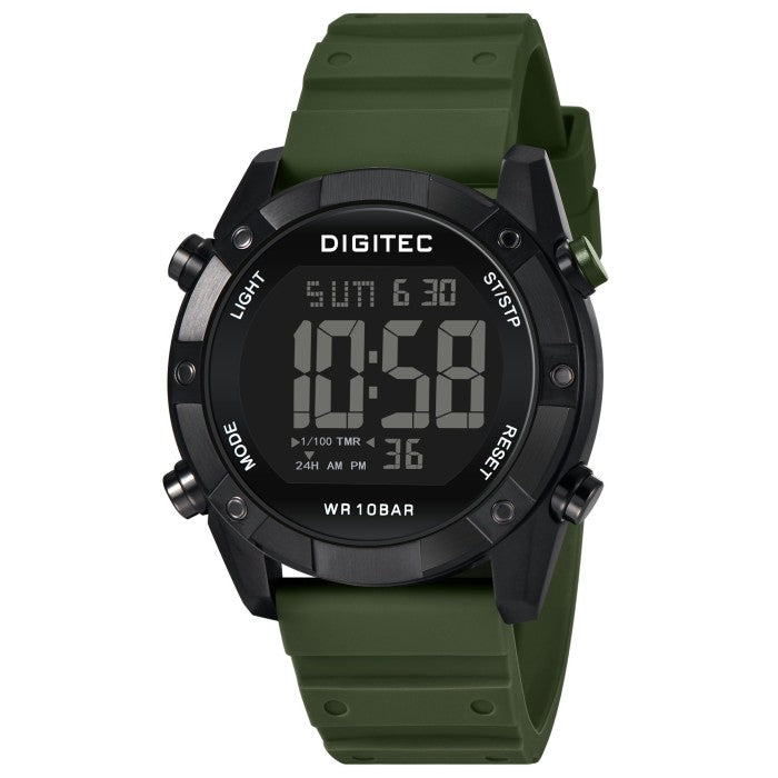 Jam Tangan DIGITEC DGS-5203T Stainless Steel + Extra Strap Anti Air ...