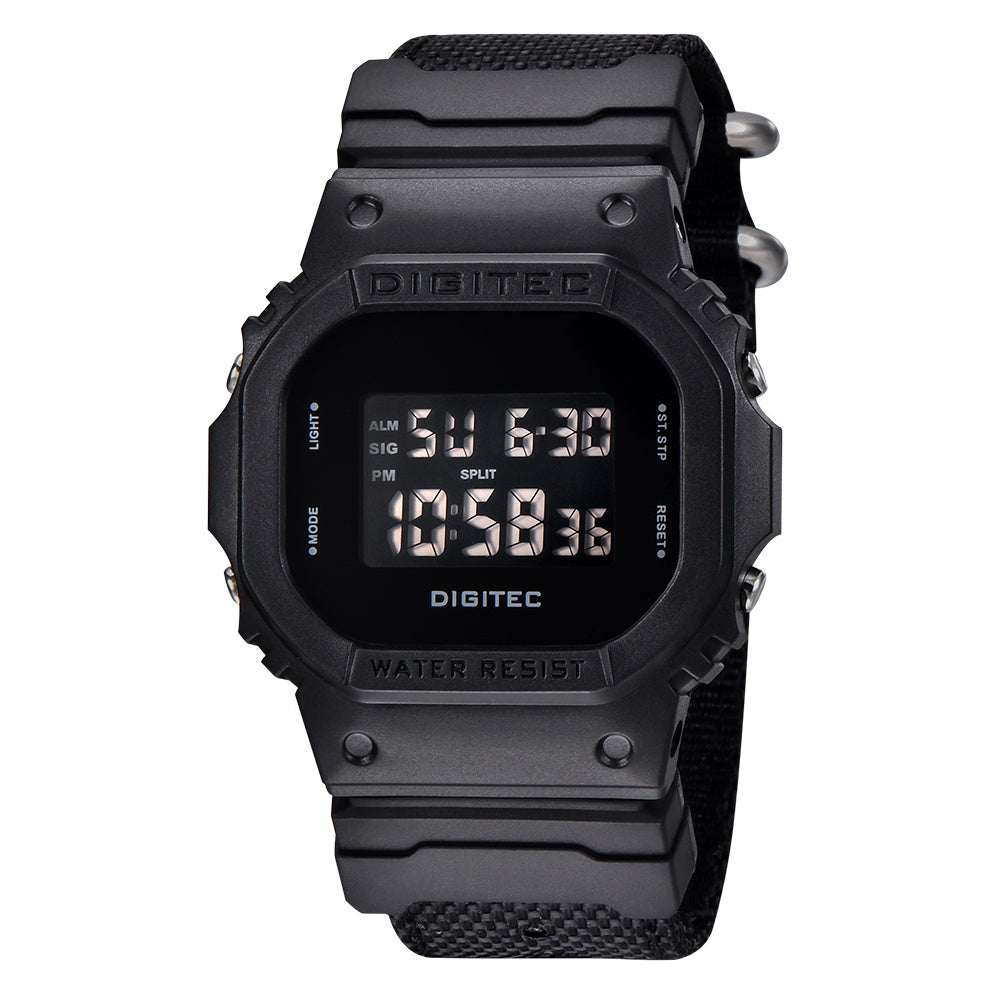 DIGITEC Jam Tangan Unisex Digital MDG-6034T with Digital Features ...