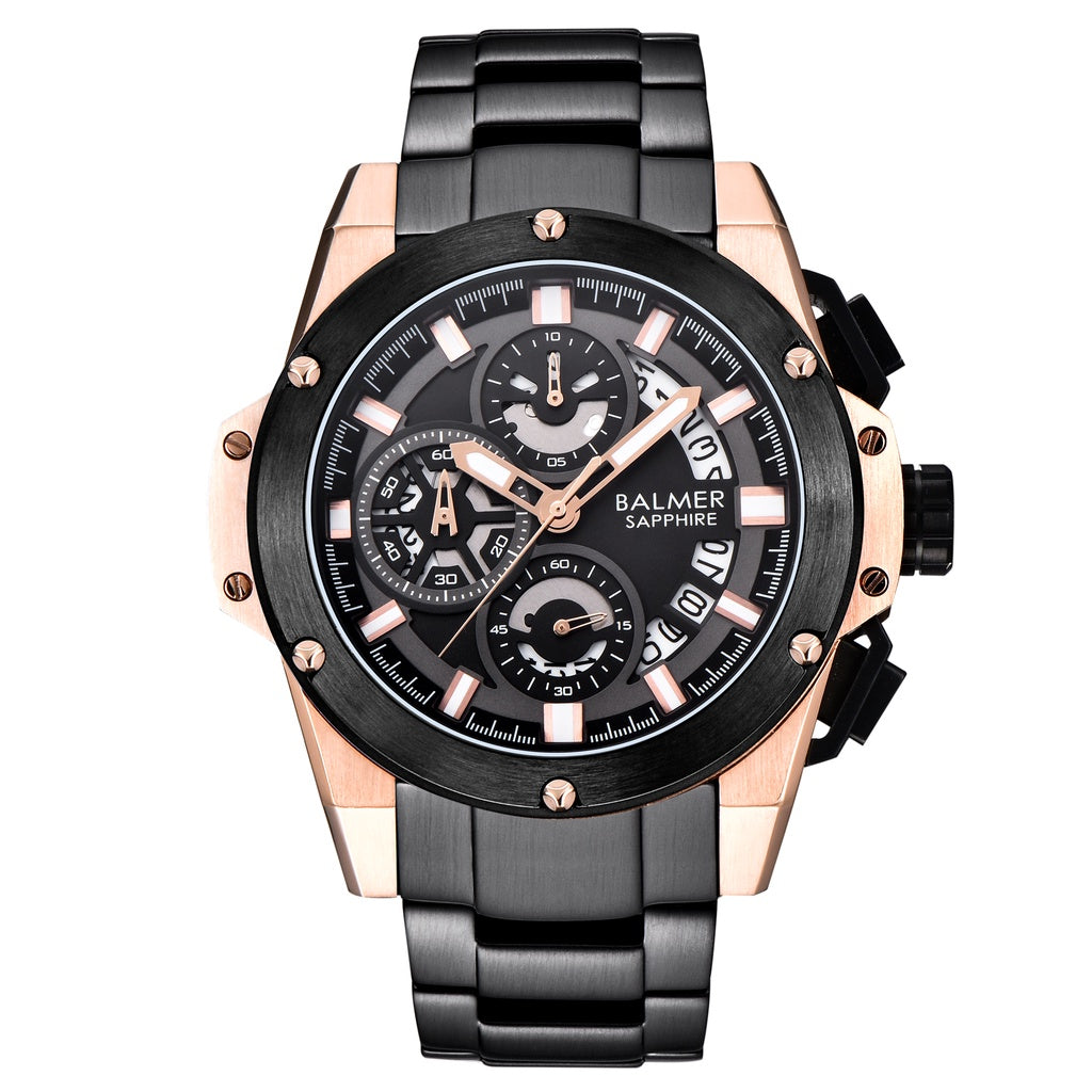 BALMER Jam Tangan Pria Analog B-8121MC - STAINLESS STEEL – Time Kingdom