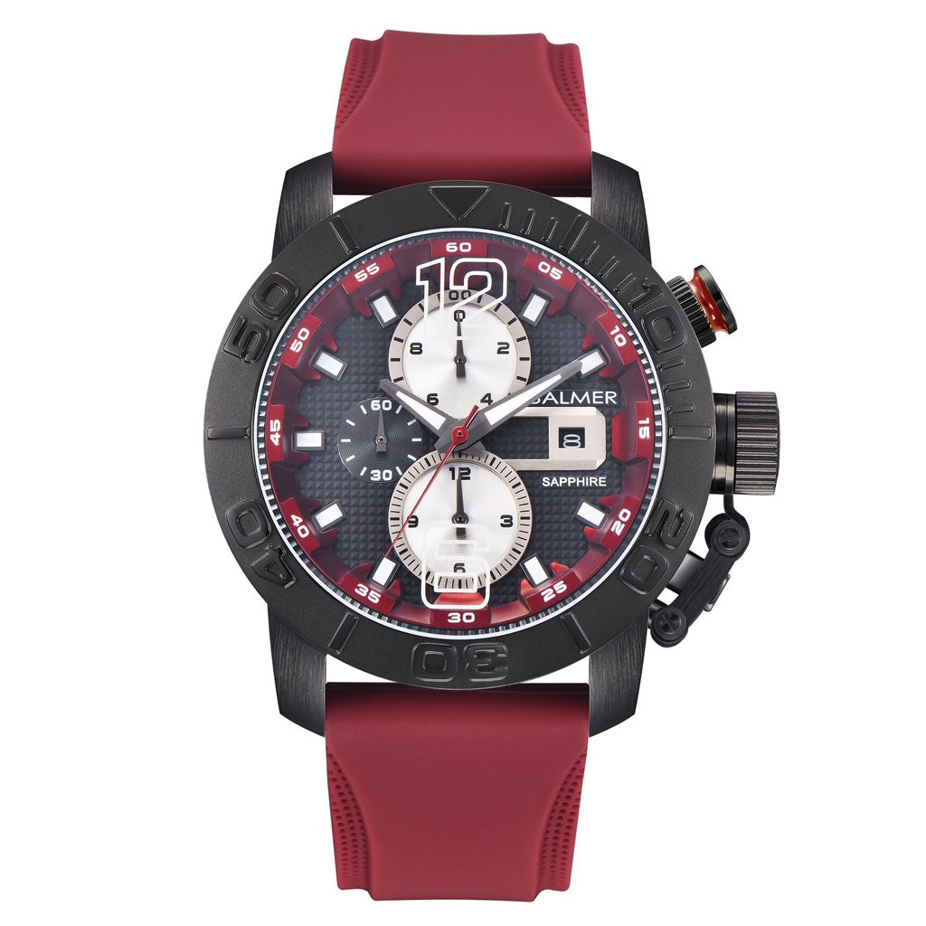 JAM TANGAN BALMER PRIA ORIGINAL B-8811MC Silicone Glass Sapphire – Time ...