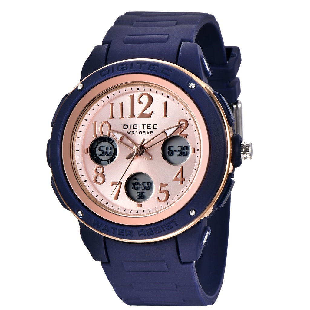 DIGITEC Jam Tangan DIgital-Analog Unisex BDA-4091T with Digital Featur ...